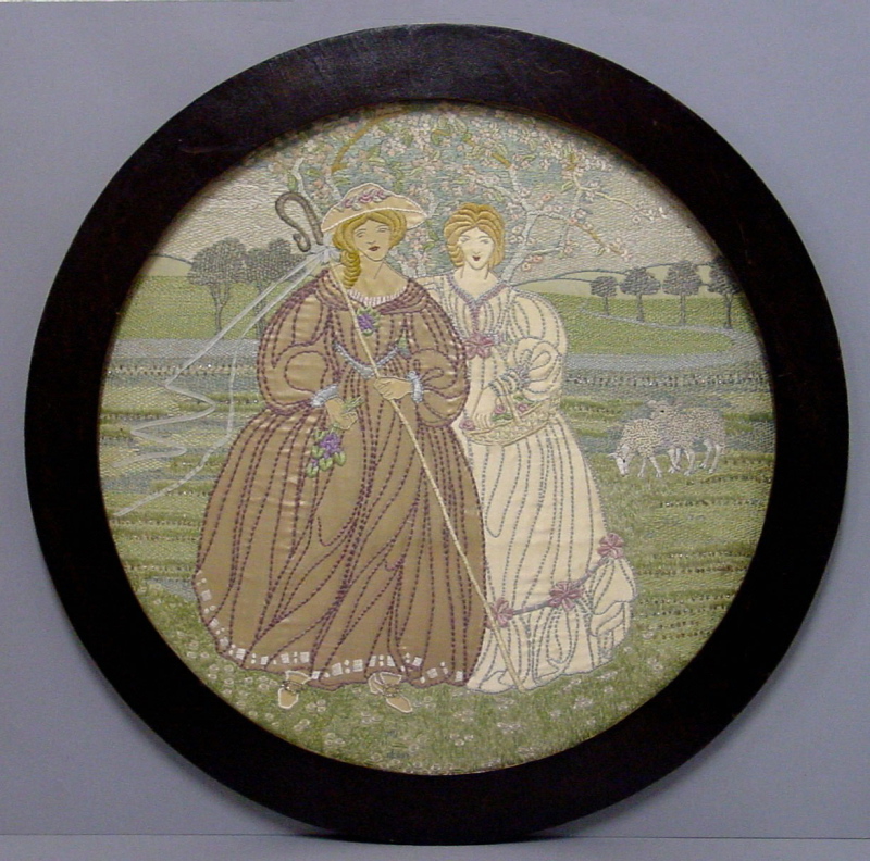Ann Macbeth an embroidery “The Shepherdess” - Paul Reeves