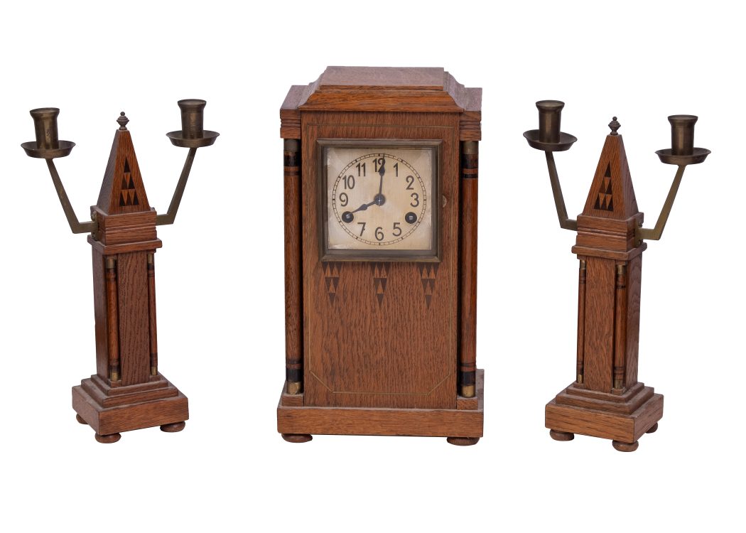 A continental clock garniture - Paul Reeves